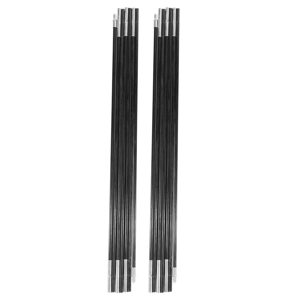 Tihebeyan Tent Pole, Fiberglass Adjustable Replacement Poles Rods Awning Frames Kit
