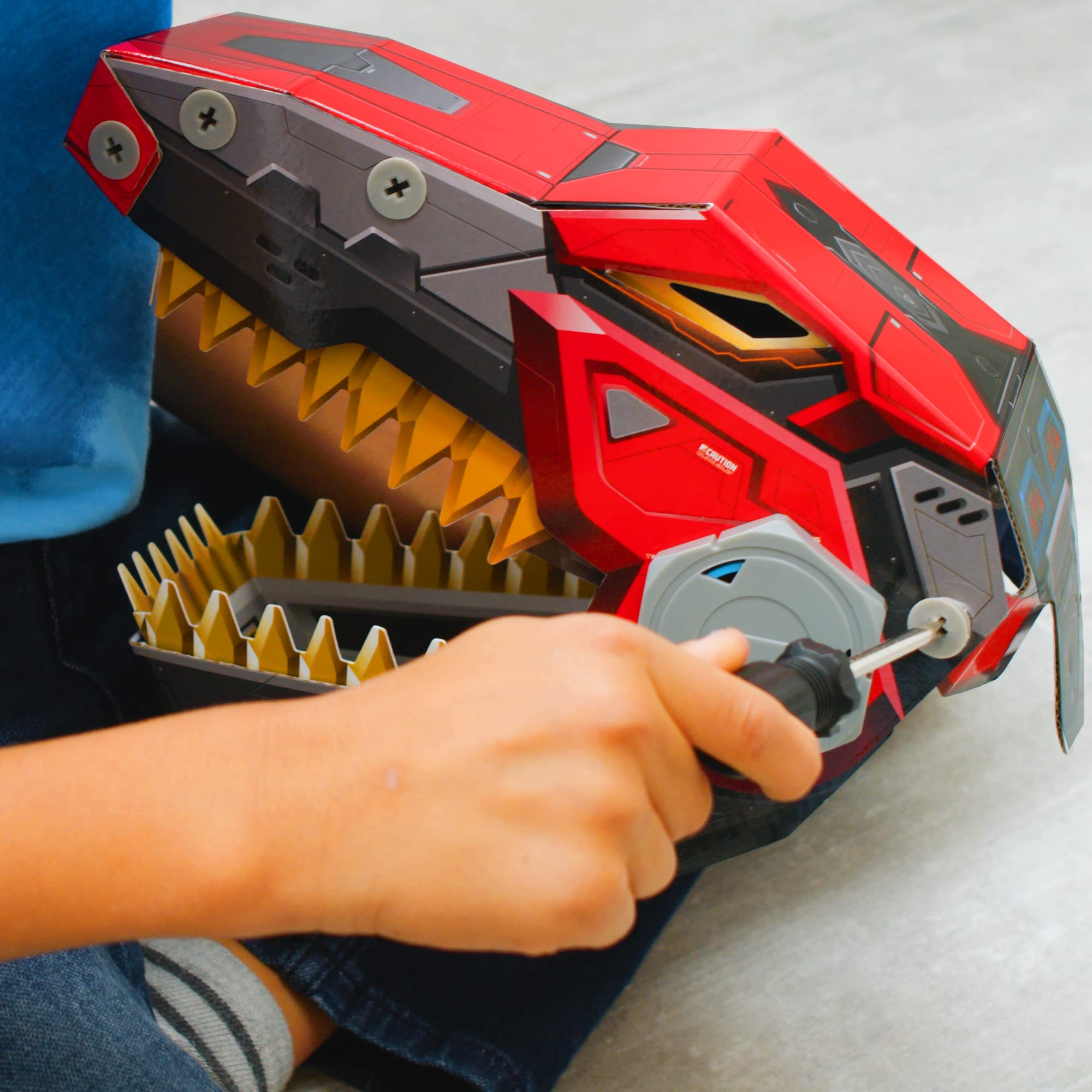 ROBO-MAX T-Rex | Construction Building Kit, 3' FT. Tall Dino Robot β STEM Toys for Kids Ages 7-12 and Up (250+ Pieces)