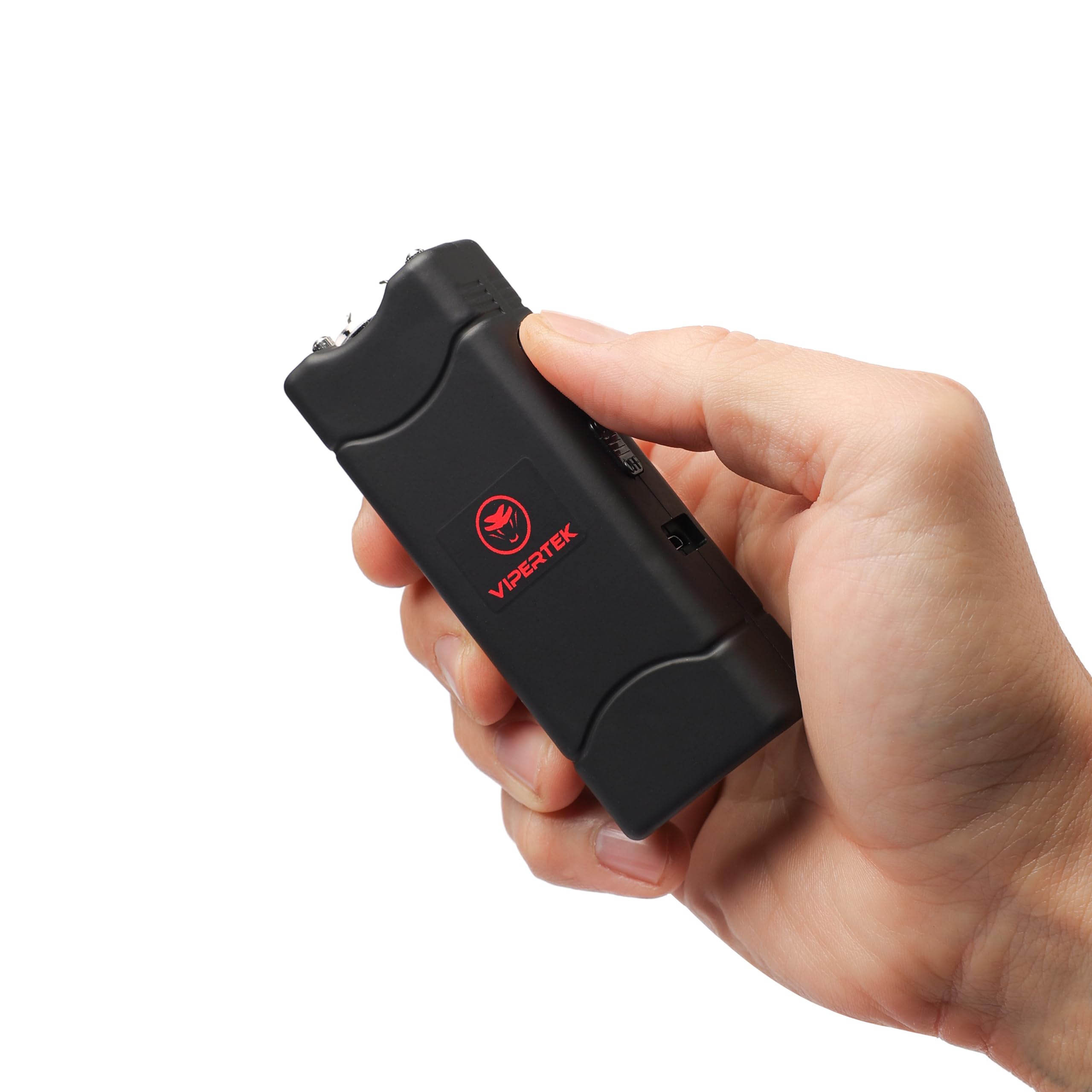 VIPERTEK VTS-881 Micro Stun Gun with LED Flashlight, Black