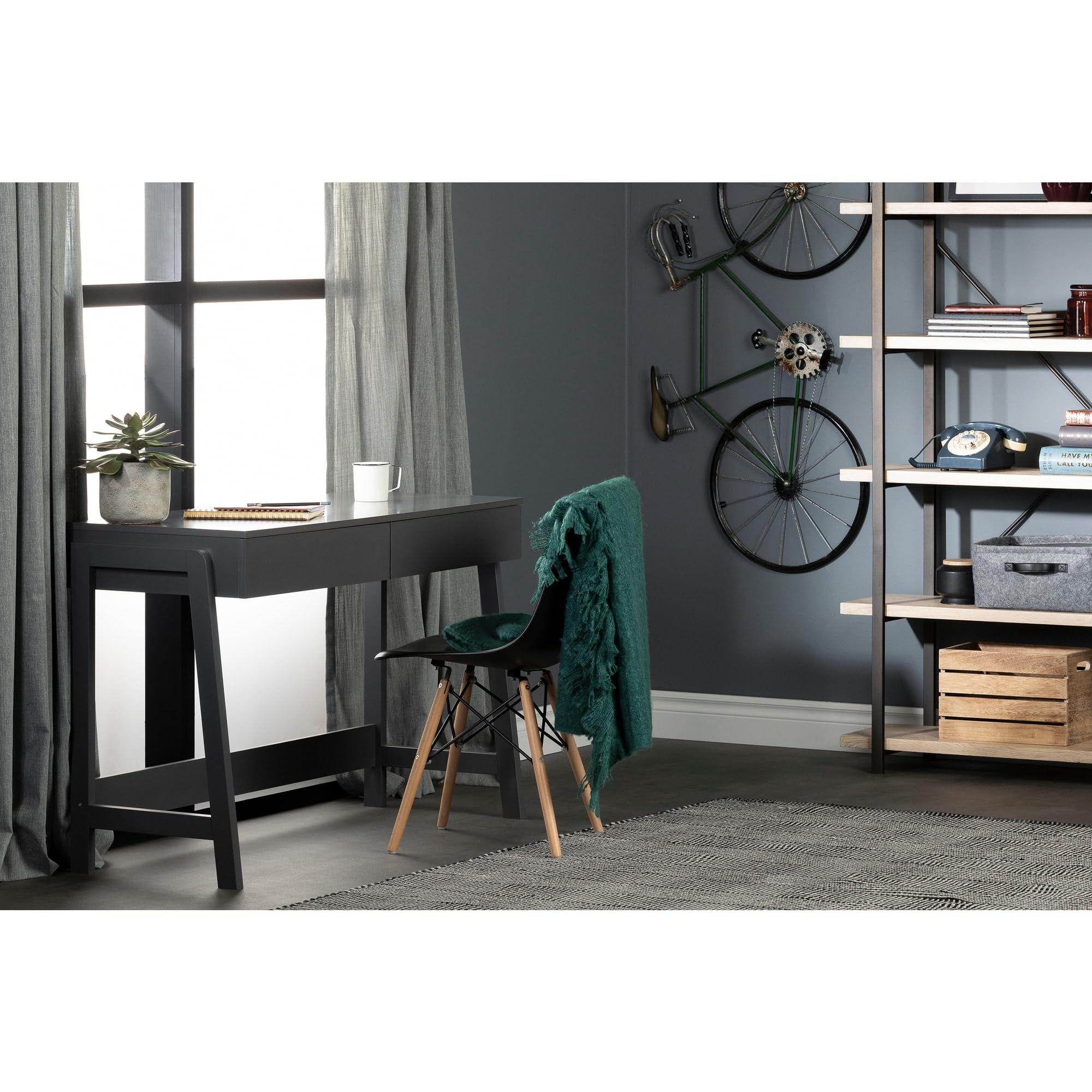 South Shore Liney Secretary-Charcoal Gray