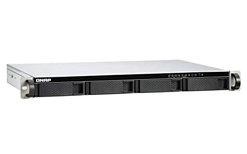 QNAP TS-451DeU-2G 4 Bay Short Depth Rackmount NAS with Intel Celeron J4025, Two 2.5GbE Ports