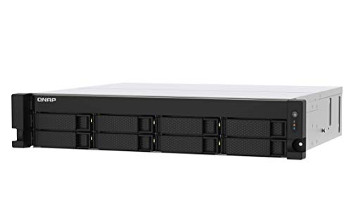 QNAP TS-853DU-RP 8 Bay Rackmount NAS with Two 2.5GbE Ports, Redundant PSU