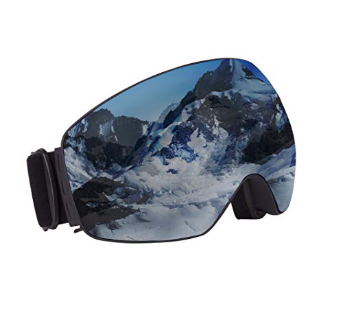 SLTY Ski Goggles Anti-Fog Winter Snowboard Goggle Snowmobile Windproof Dustproof Glasses for Men Women