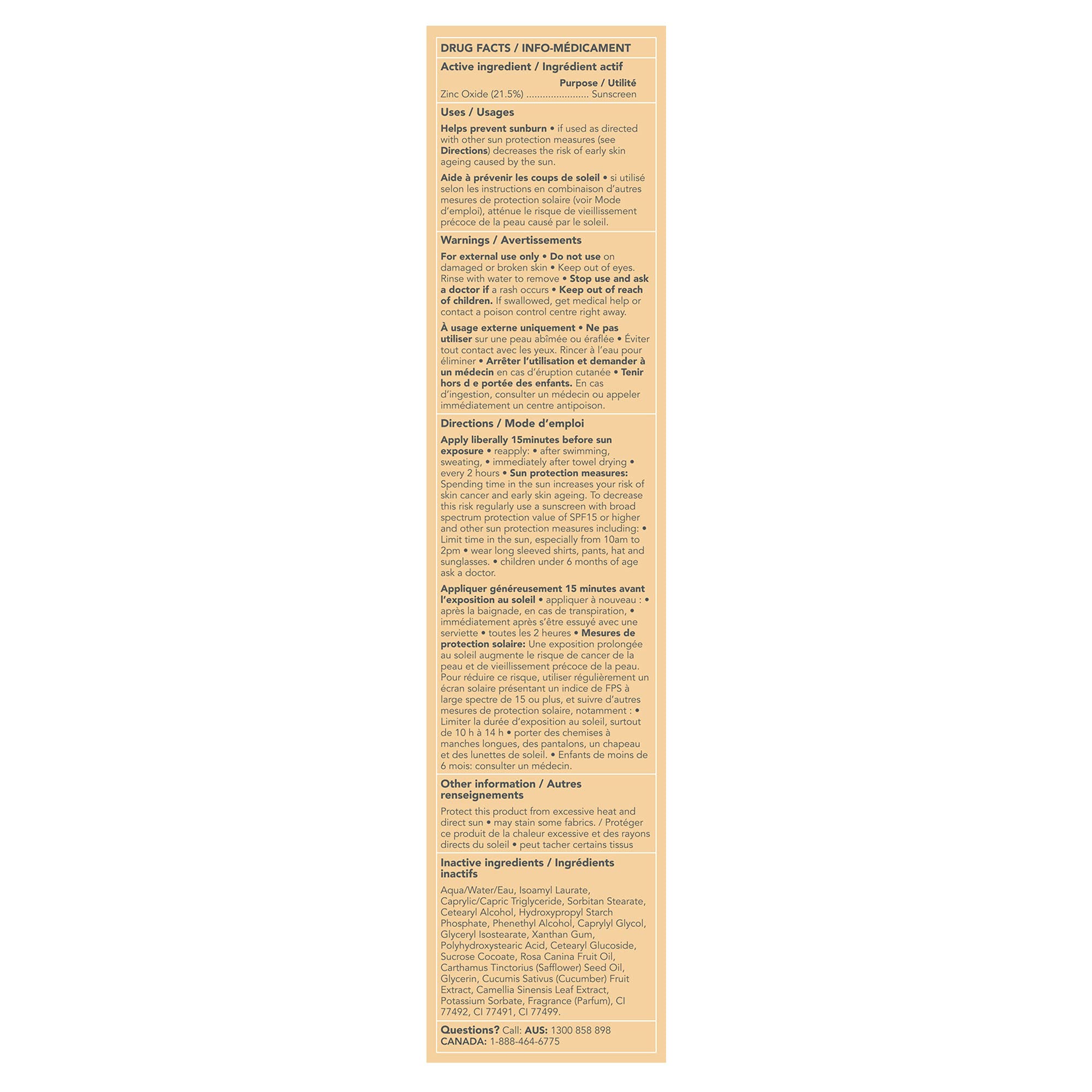 Sukin Suncare SPF 30 Sheer Touch Tinted Sunscreen, Light/Medium Skin Tone, 2.03 Ounce