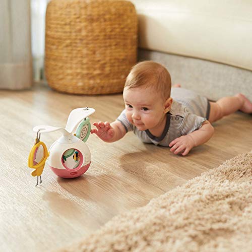Tiny Love Tummy Time Mobile Entertainer, Toy with Music and Lights, 0M +, Princess Tales
