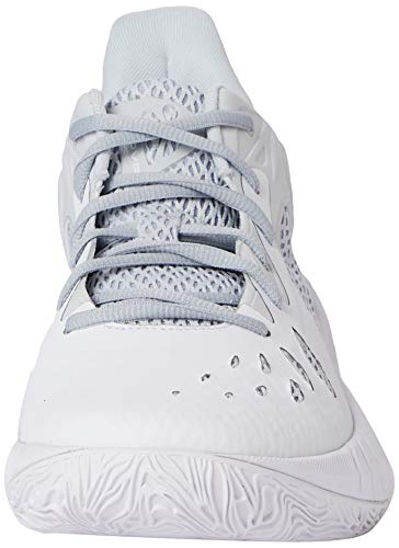 Under Armour Unisex HOVR Havoc 3 Basketball Shoe, White (102)/Halo Gray, 9 US Men