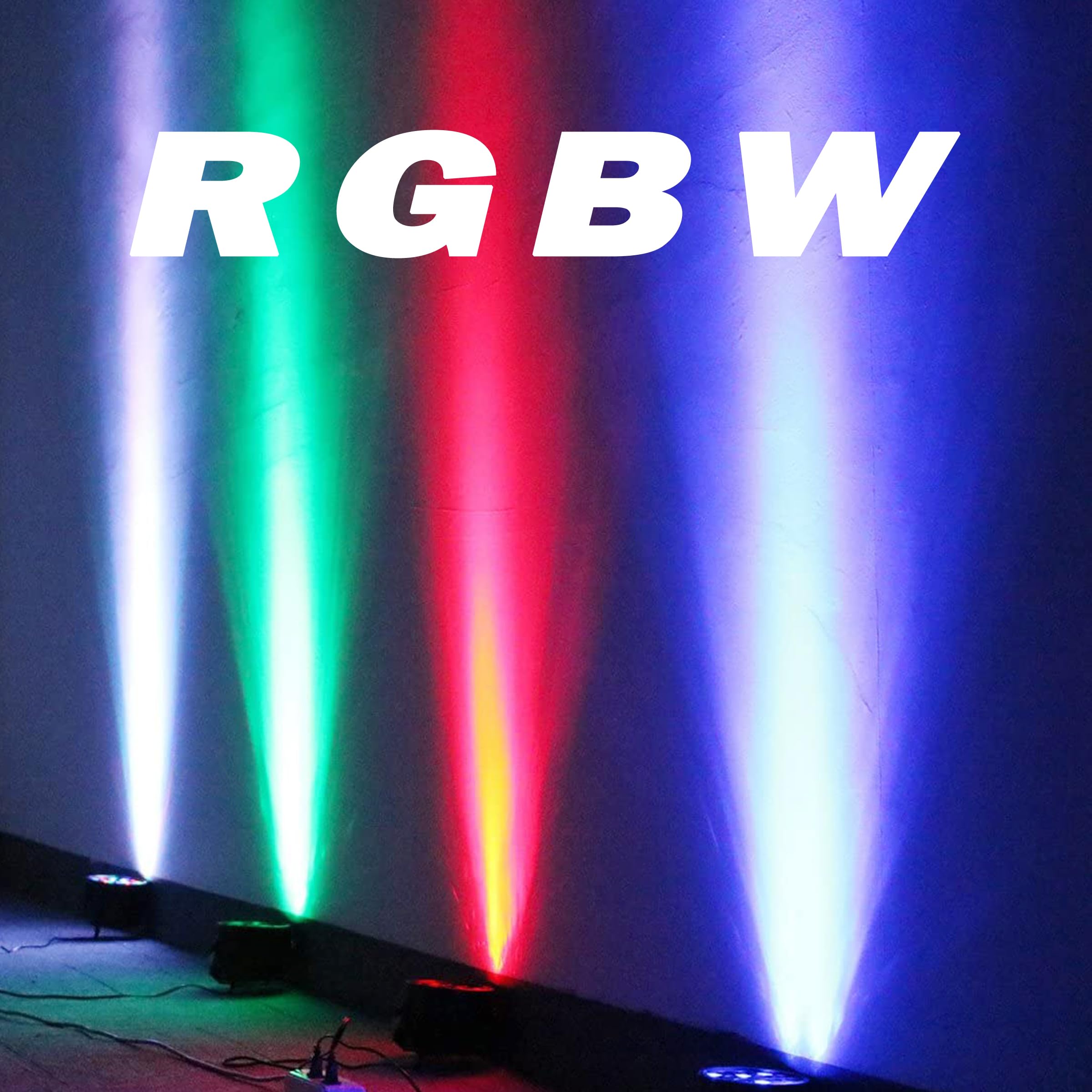 Stage Lights,SAHAUHY 12LED Par Lights RGB Uplights with Remote Sound Activated DMX Control uplighting for Wedding Event Club Party (8 Packs)