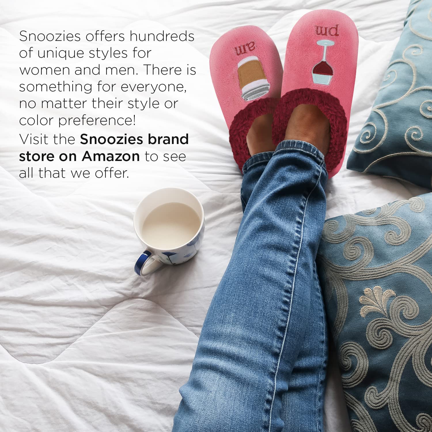 Snoozies Pairable Slipper Socks - Funny House Slippers for Women, Non-Slip Fuzzy Slipper Socks - Chicken & Pig - Large