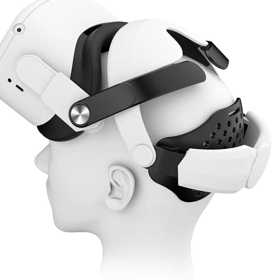 SINWEVR M3 Head Strap Accessories Compatible for Quest 2 Elite Strap, Effectively Reduce Facial Pressure and Enhanced Comfort in VR(Headset Not Included)
