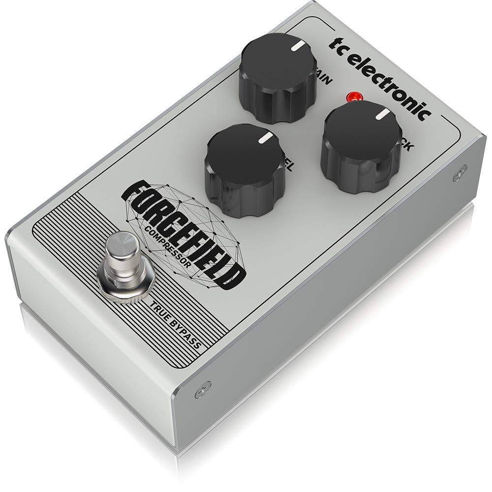 TC Electronic FORCEFIELD COMPRESSOR Classic Compressor/Limiter Pedal with Endless Sustain
