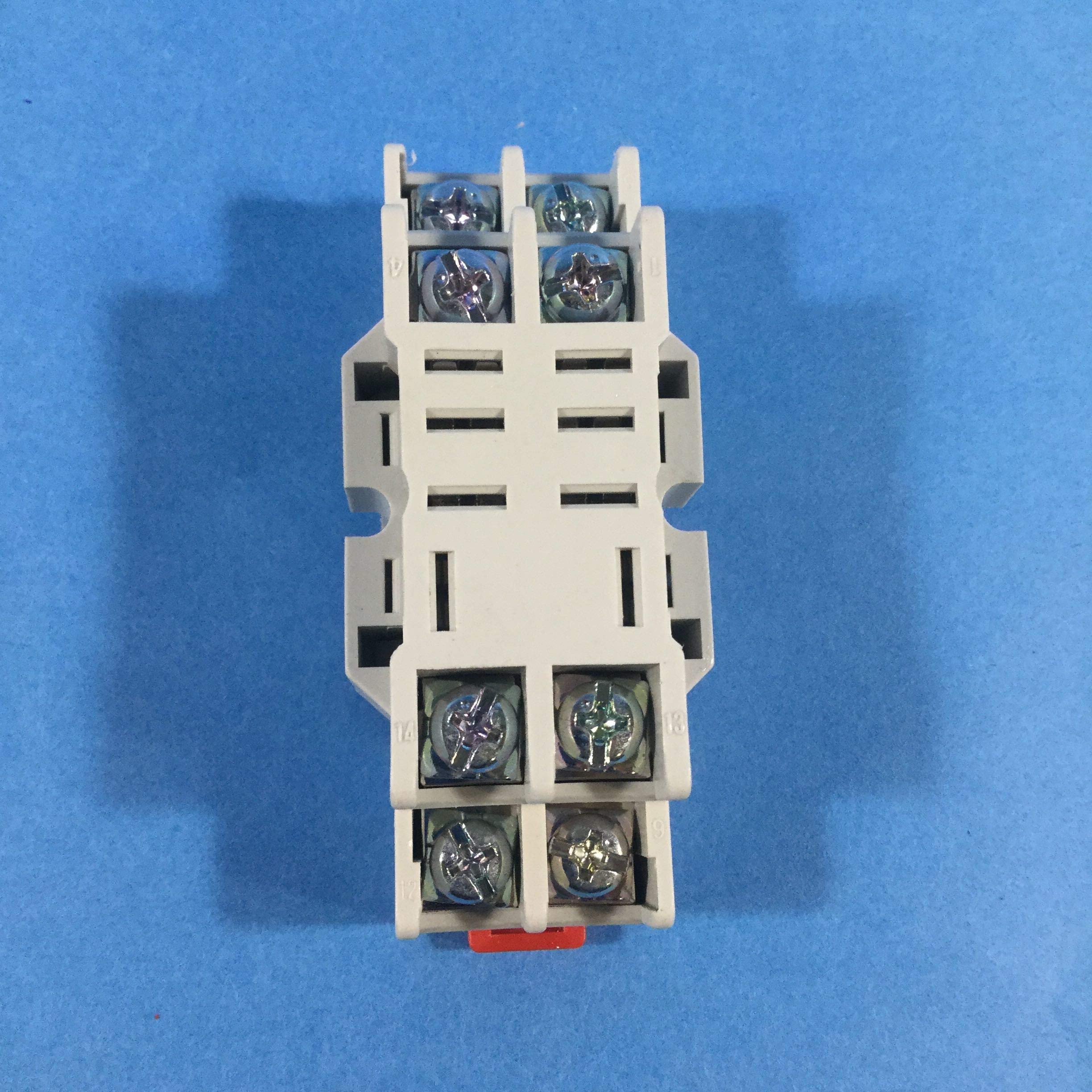 RLY Sockt, Stndrd, Squre, 8 Pin, Scrw Clamp