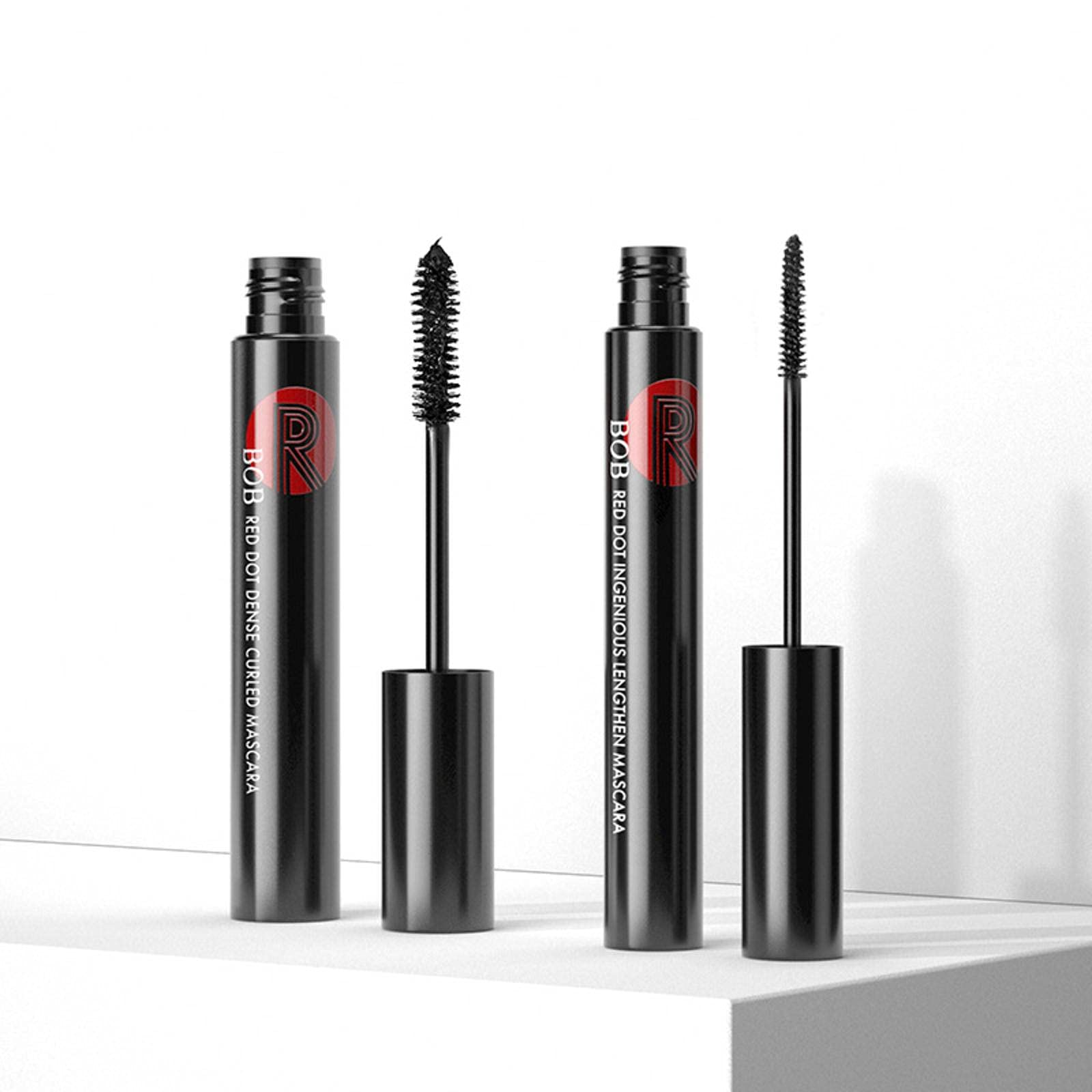 Smart Slender Mascara, Thick and Not Easy to Faint, Curling and Lengthening Eyelashes, Removable in Warm Water Black