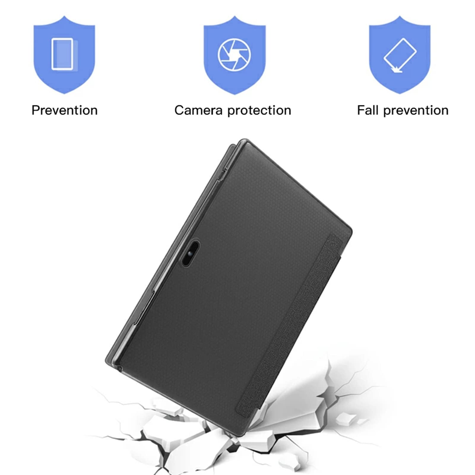Tablet 10 Inch Android 11 Tablets With Case, 2GB RAM+32GB ROM+512GB Expand,6000mah Battery, Quad-Core Processor Tableta, 8MP Dual Camera WiFi 10.1'' IPS HD Touch Screen Incloud Case Screen Flim Stylus