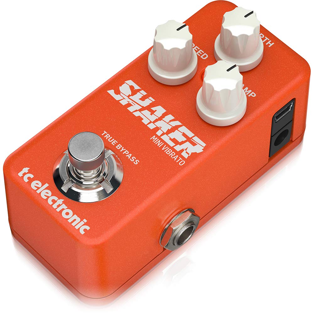 TC Electronic SHAKER MINI VIBRATO Ultra-Compact Vibrato Pedal with Built-In TonePrint Technology