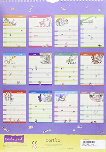 Roald Dahl A3 Family Calendar