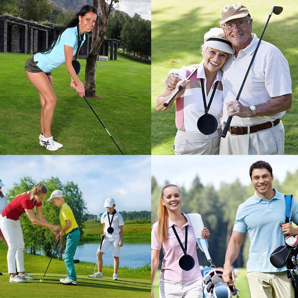 Vukayo Golf Swing Trainer Ball,Golf inflable Ball, for The Player practing Posture Correction Training