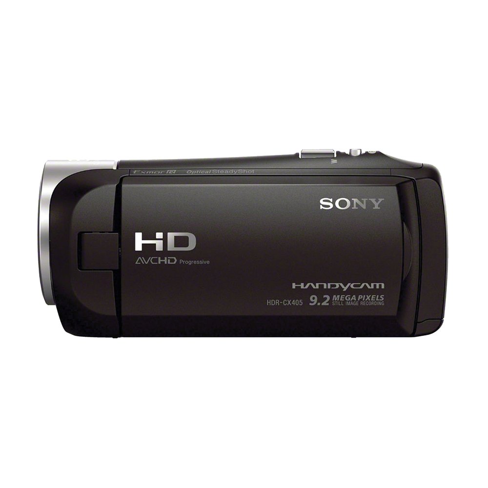 Sony Handycam CX405 Flash Memory Full HD Camcorder Bundle with 32GB Memory Card, Camera Bag, HDMI Cable and Accessories (8 Items)