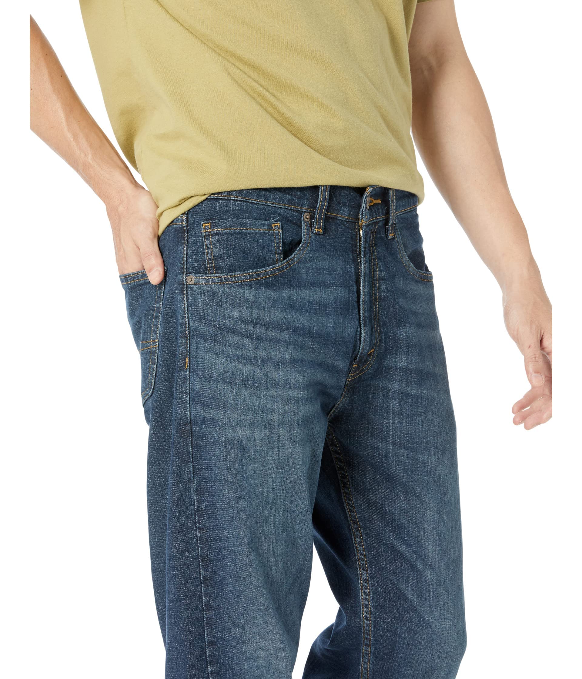 Signature by Levi Strauss & Co. Gold Big & Tall Men's Regular Fit Flex Jeans, Crusade FLX, 44W x 32L