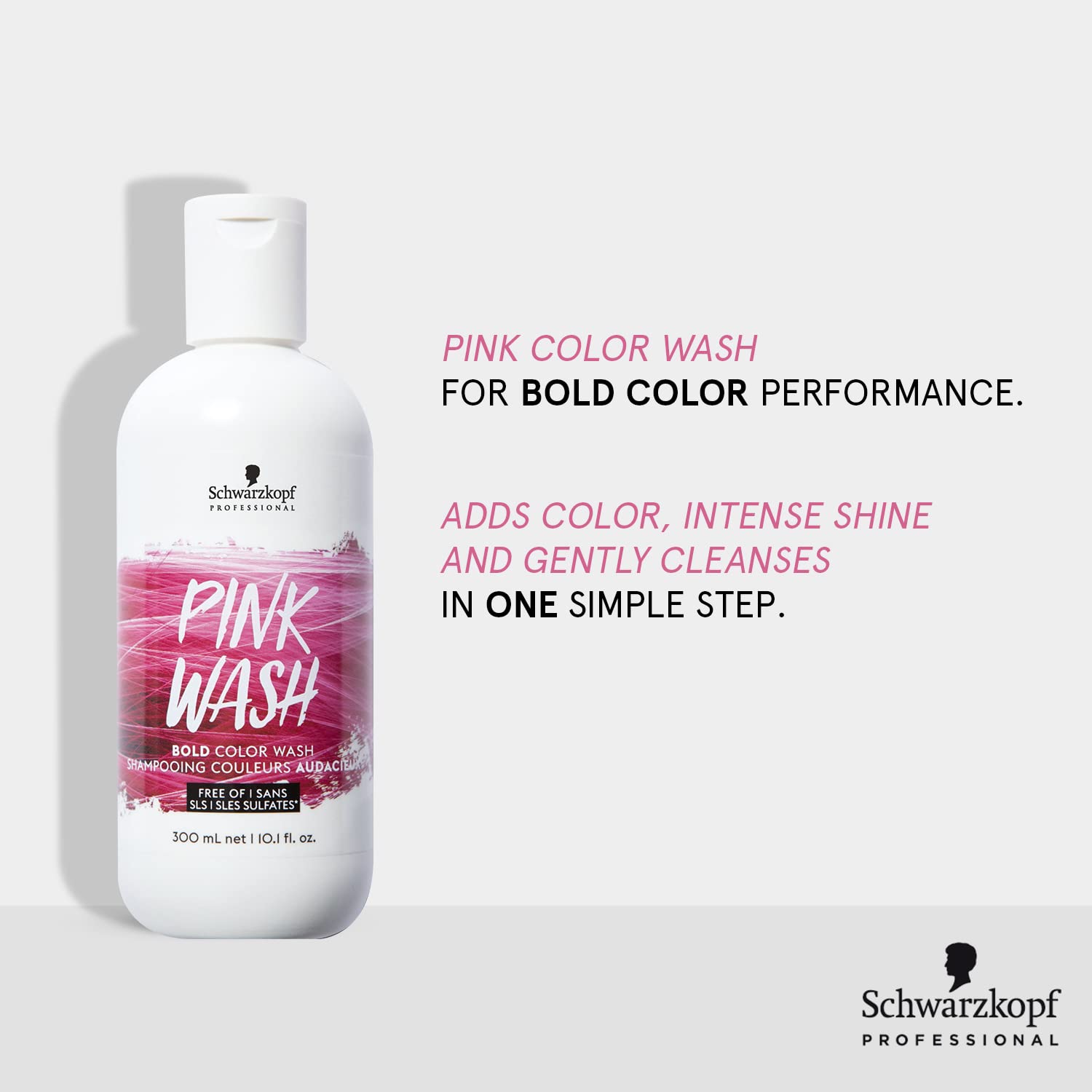 Schwarzkopf Bold Colour Wash Shampoo, Pink, 0.35 kg