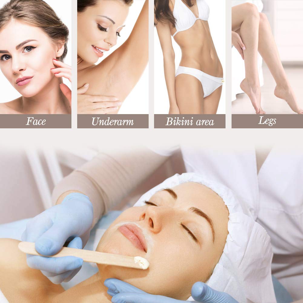 Wax Warmer, 25 in 1 Hair Removal Home Hard Wax Kit Electric Wax Heater