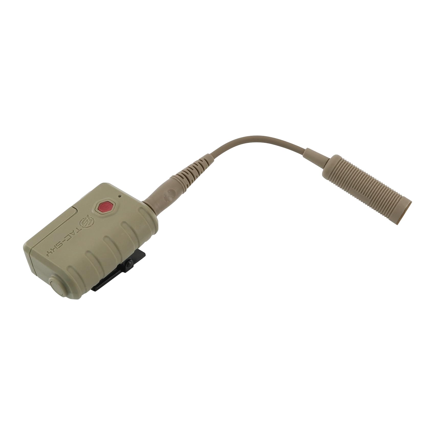 TACGZGJSM Tactical Headset Extension Line U174 plug PTT with Bluetooth,Compatible with Mobile Phone,for COMTAC, AMP,Sordin etc. series headsets. (Tan)