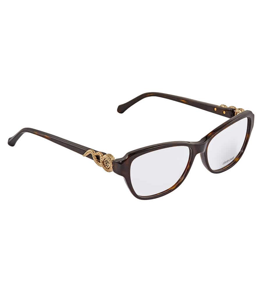 Roberto Cavalli RC0966 Eyeglass Frames - Dark Havana Frame, 53 mm Lens Diameter RC096653052