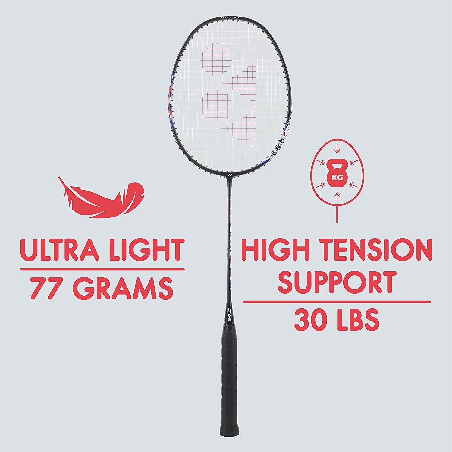 YONEX Badminton Racquet ASTROX LITE 21I,Graphite, Black