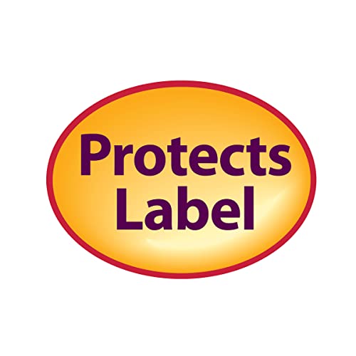 Smead Seal and View® Clear Label Protector, Size 8" W x 1-11/16" H before folding, 100 per Pack (67608)