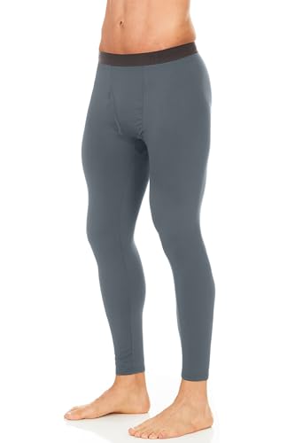 Thermajohn Long Johns for Men, Thermal Underwear for Men Long Underwear Mens Leggings Thermal Pants Men Cold Weather Bottoms (Grey, Large)