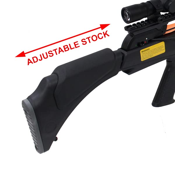 SAS Authoirity 175lbs Compound Crossbow 4x32 Scope Package (Black)