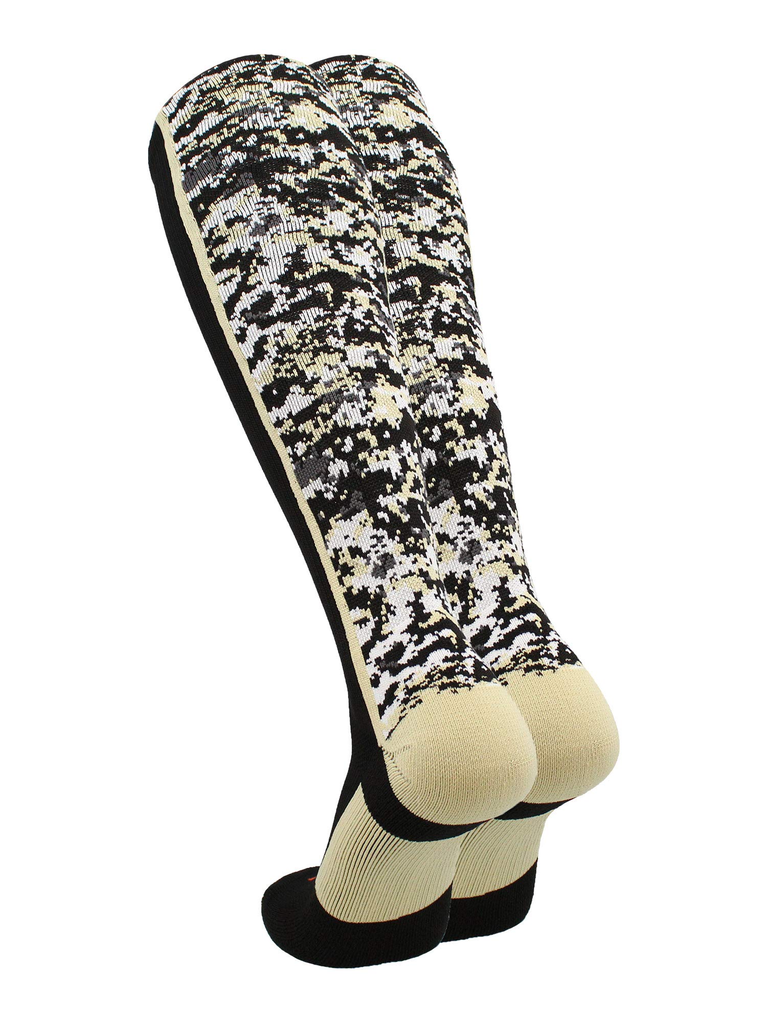 TCK Digital Camo OTC Socks (Black/Vegas Gold, X-Large)