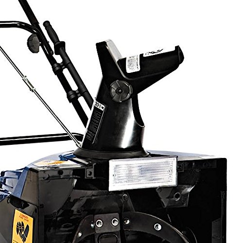 Snow Joe SJ623E-RM Electric Single Stage Snow Thrower, 18-Inch, 15 Amp Moto,| Headlights,Blue