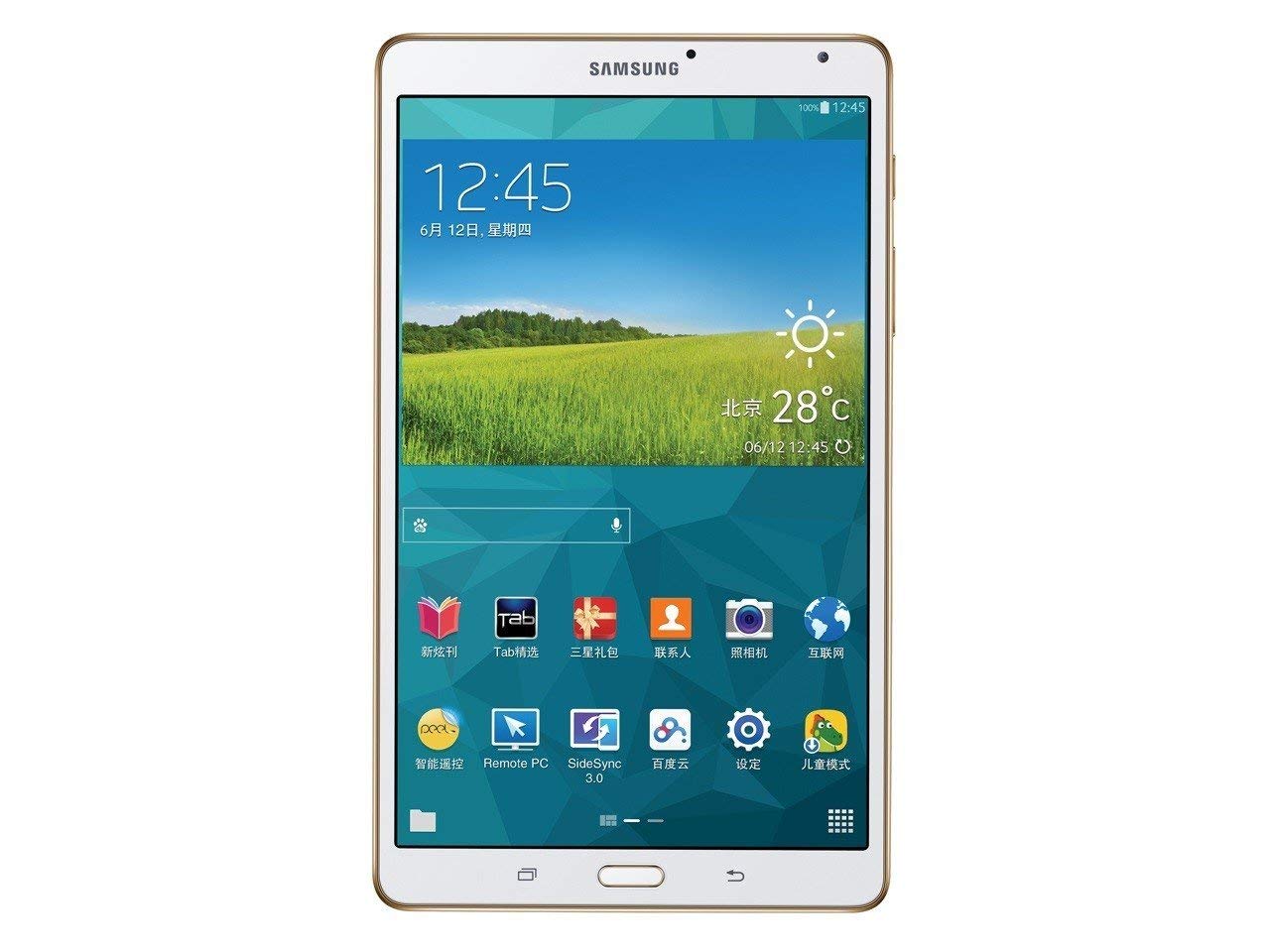 Samsung Galaxy Tab S SM-T700 16 GB Tablet - 8.4" - Wireless LAN - Samsung Exynos 1.90 GHz - Dazzling White - 3 GB RAM - (Renewed)