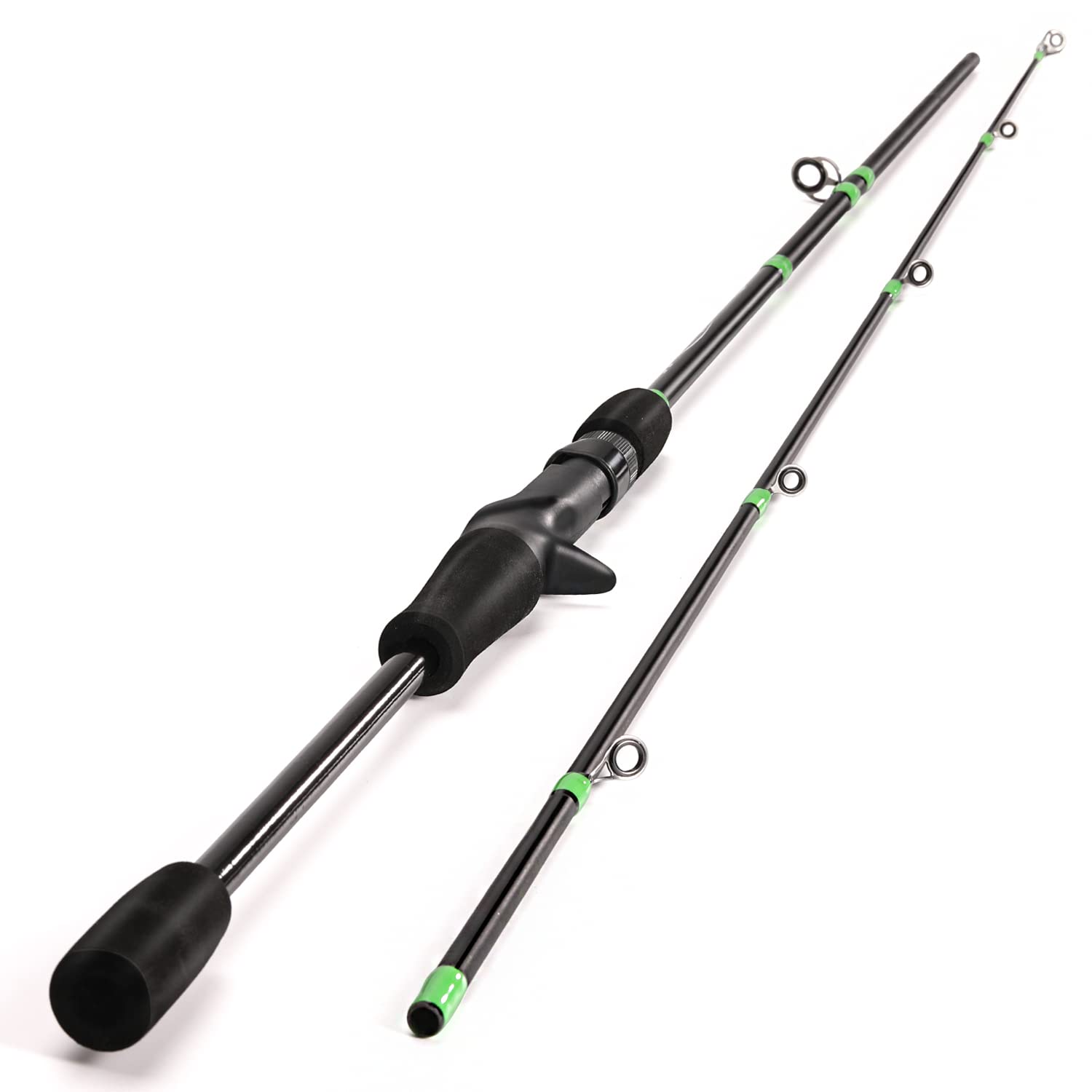 Sougayilang Casting Rod, Strong & Lightweight 24-Ton Graphite Rod, Stainless Steel Guides for Freshwater or Saltwater