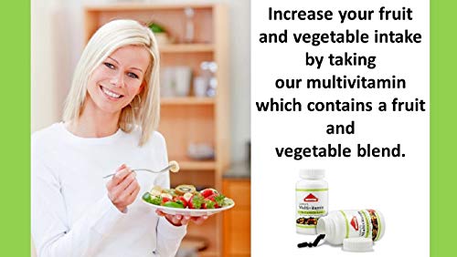 SJJ DEPOT 120 Multivitamin Fruit and Vegetable Liquid Capsules, Loaded Multivitamins, Supplements, Multiple Vitamin has Joint Heart Brain Antioxidants, Daily Women Men Senior Adult Multi Vitamins