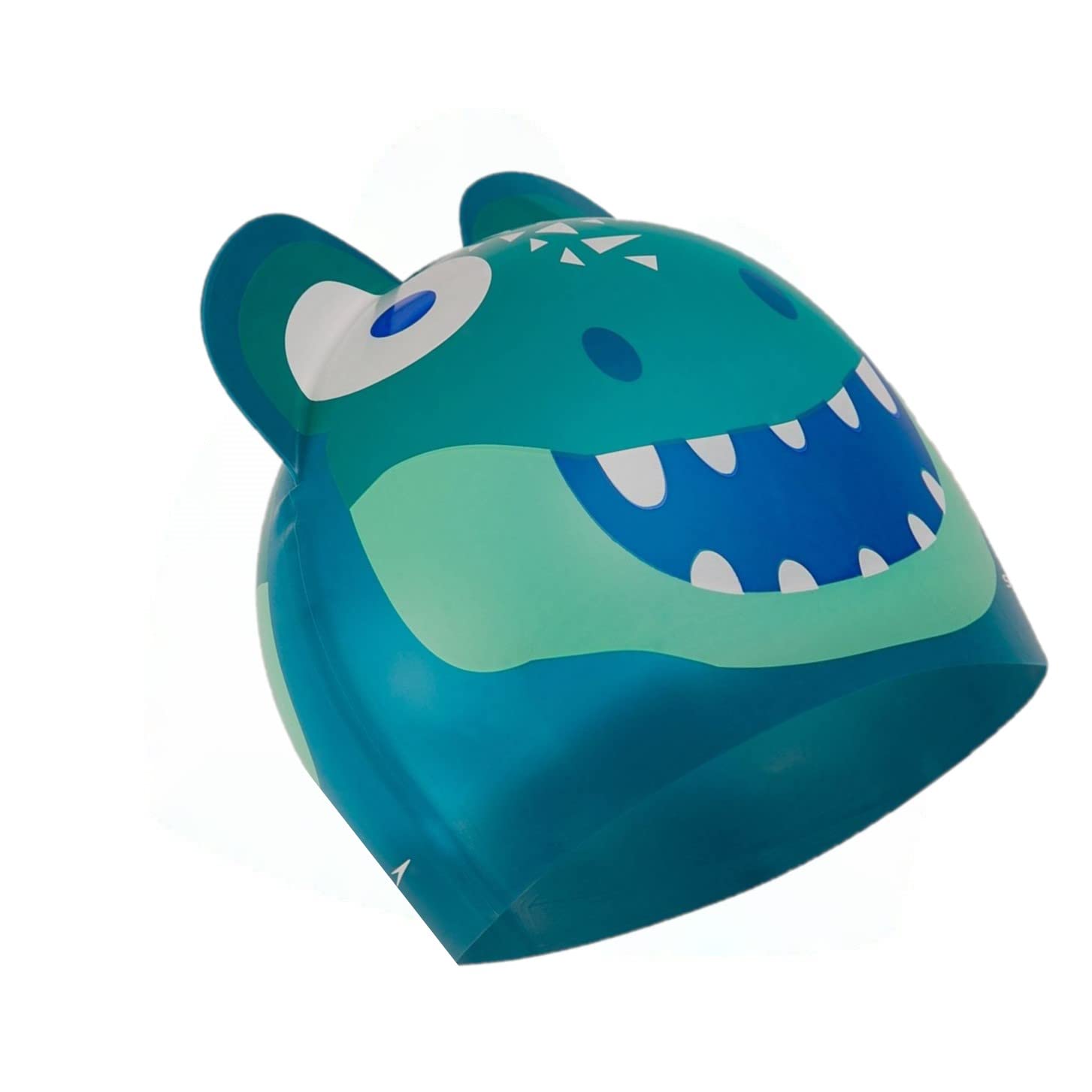 Speedo Infant Printed Character Swimming Cap | Learn to Swim | Silicone | Keep Hair Dry | Junior Swimmers, Cosmos/Emerald/Aqua Mint, One Size