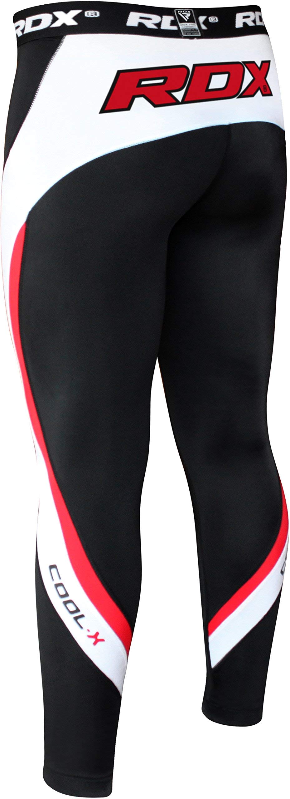 RDX MMA Thermal Compression Pants Boxing Training Base Layer Fitness Running Exercise Black