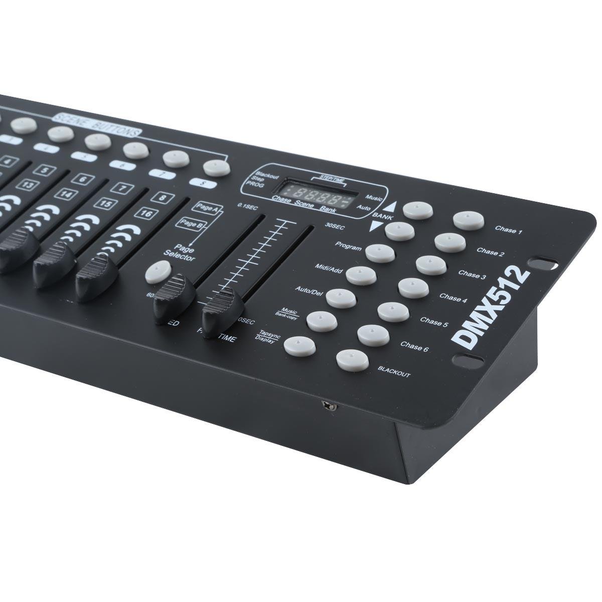 TC-Home 192 Channels DMX512 Light Controller Console for Stage Light Party Moving Heads DJ Operator Equipment