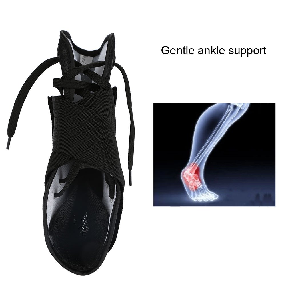 Sonew Ankle Brace Adjustable Foot Support Brace with Stabilizer Straps Lace Up Compression Sleeve for Sports Injuries & Sprain