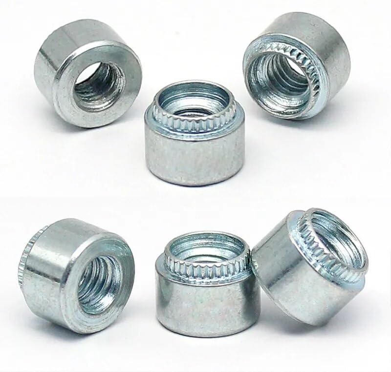 Riveting Nut Press Riveting Riveting Nut Step Embossing Rivet Nut Z-M3 M4 M5 M6 M8 M10 (20PCS) (Color : Z-zinc Plated, Size : M5-1.2)