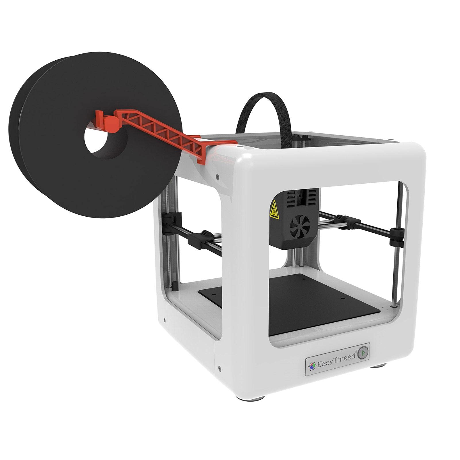 Telituny Nano 3D Printer - FDM Mini Fully Assembled 3D Printer Household Educational DIY Kit 90100110mm PLA Consumables for Children and Families(US Plug)