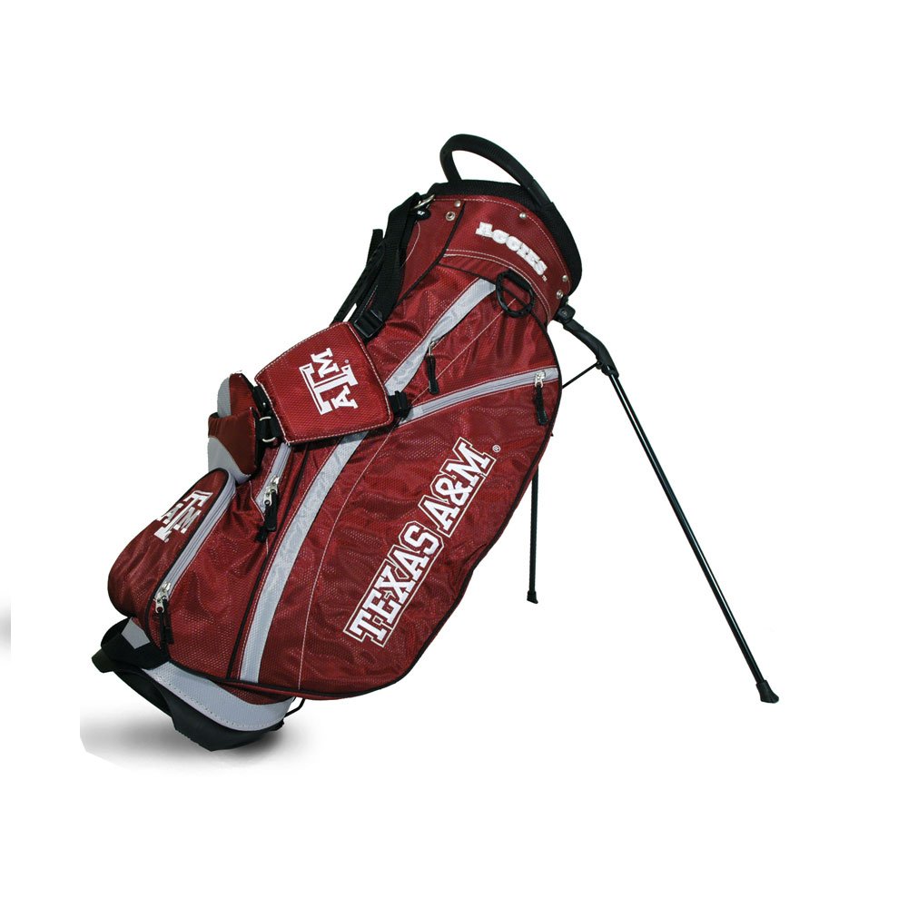 Team Golf NCAA Nebraska Cornhuskers Fairway Golf Stand Bag, Lightweight, 14-way Top, Spring Action Stand, Insulated Cooler Pocket, Padded Strap, Umbrella Holder & Removable Rain Hood