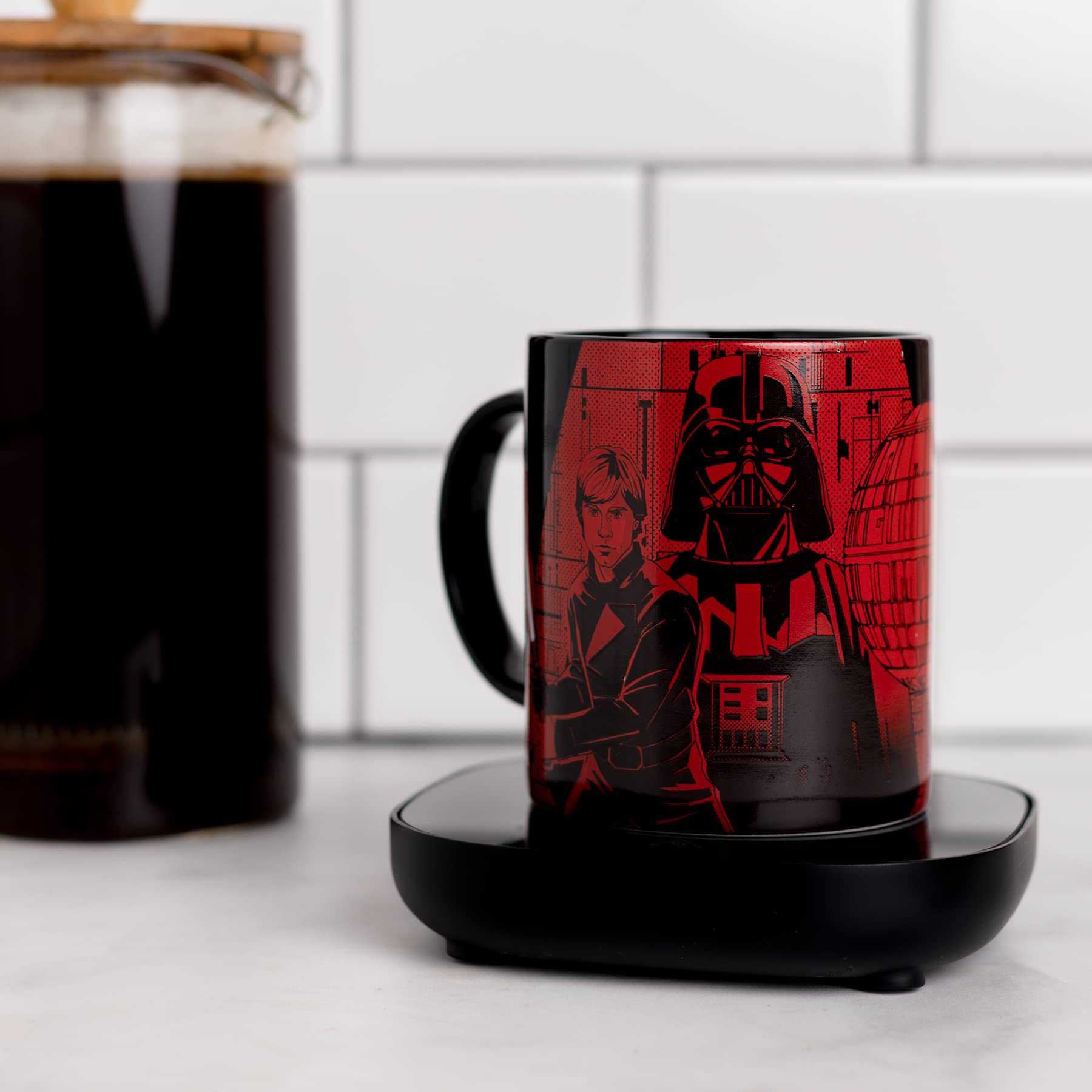 Uncanny Brands Star Wars Return of The Jedi 40th Anniversary Mug Warmer β Keeps Your Favorite Beverage Warm - Auto Shut On/Off