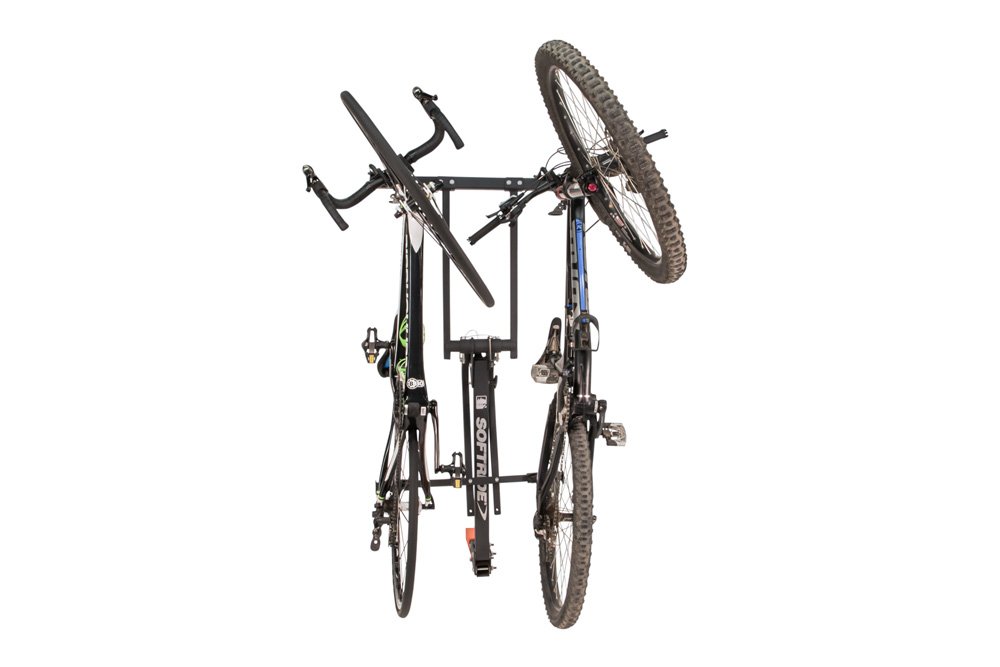 Softride Hang2, 2-Bike Hitch Mounted Rack for 2" and 1.25β, Swings Down with Bicycles Loaded, Allows Trunk, Hatch, or Tailgate Access. Cars, SUVs, Vans, or Trucks (27041)