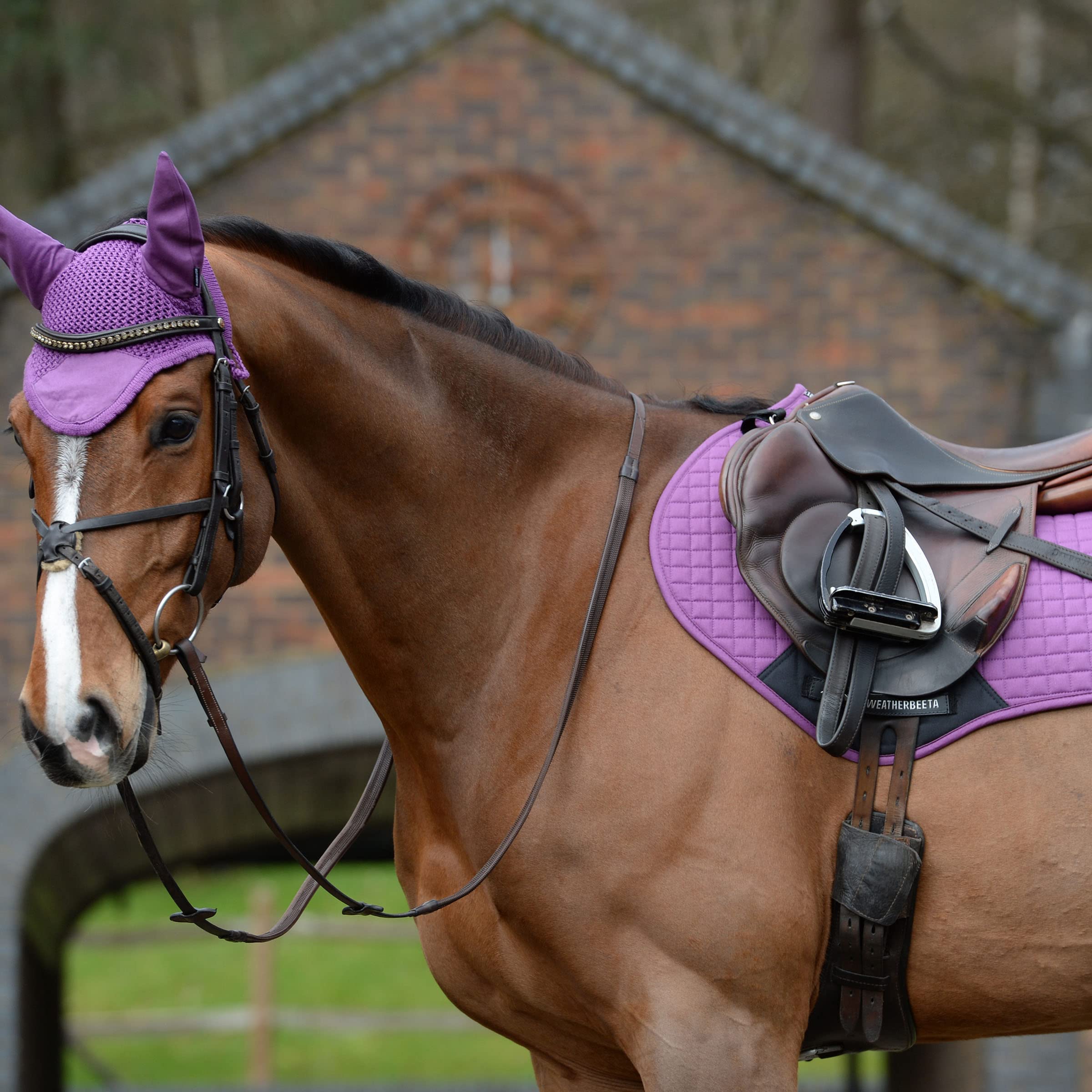 Weatherbeeta Prime Jump Shaped Saddle Pad, Grey, Full