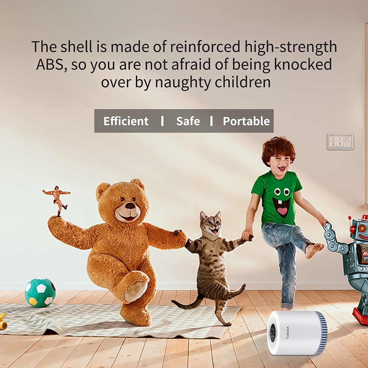 YUBODA Air Purifier for Home - Portable Small HEPA Air Purifier for Bedroom, Office, SY908(Available for California)