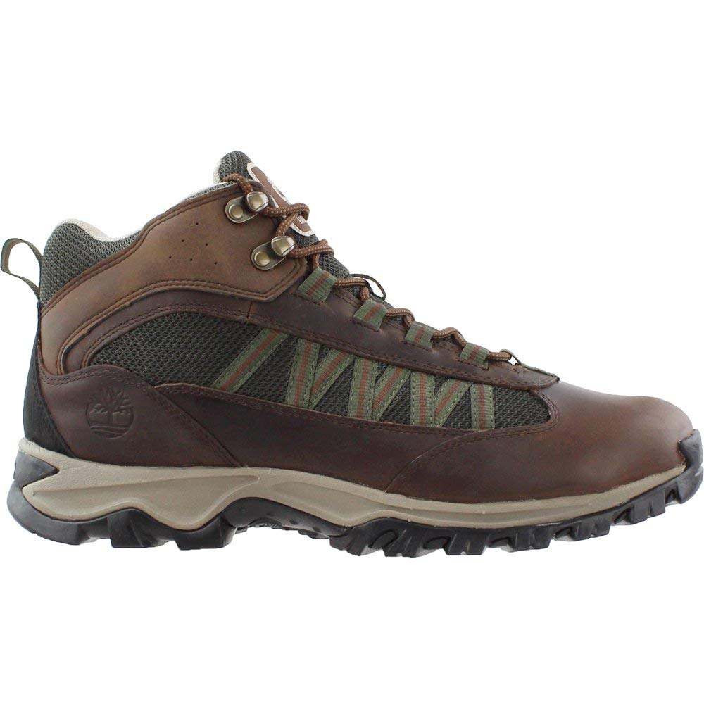 Timberland Mens Mt. Maddsen Lite Mid Outdoor Boots, Dark Brown, 11 M US