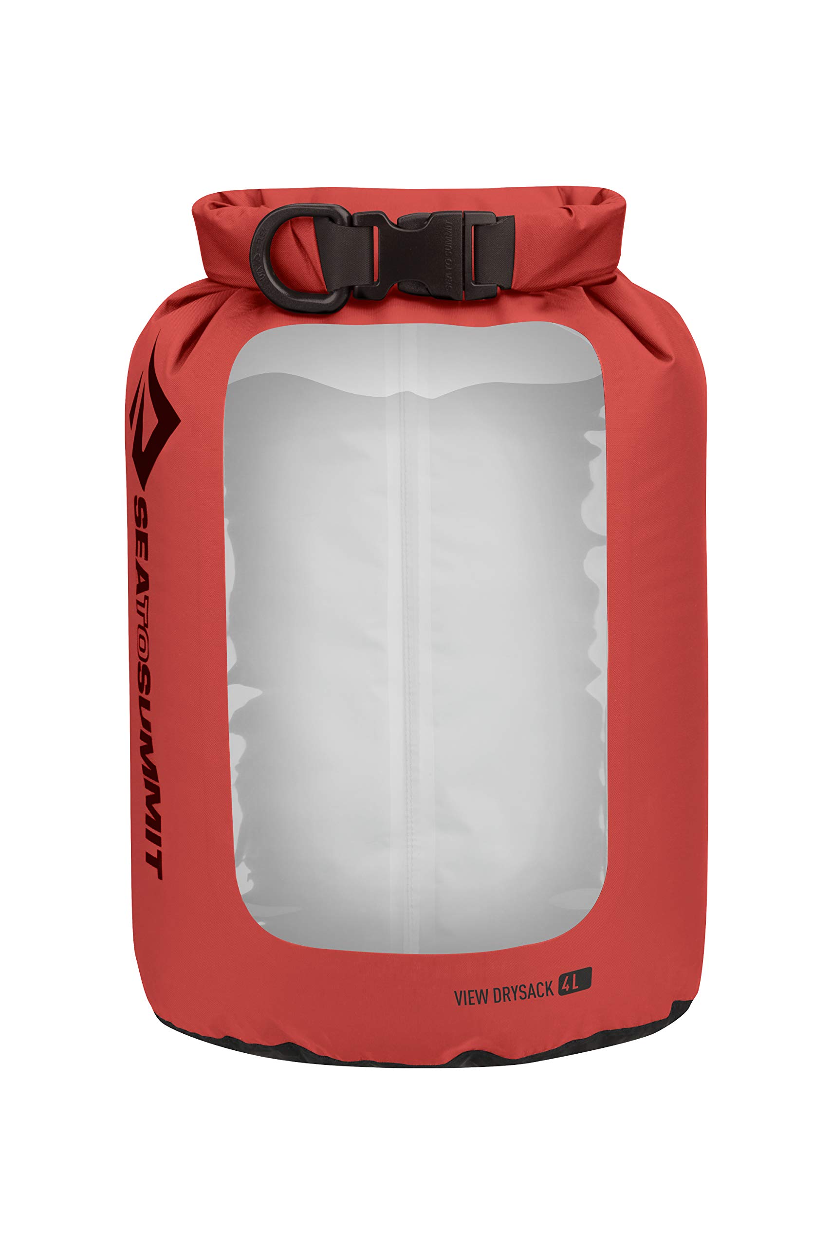 Sea to Summit View Dry Sack, See-Thru Dry Bag, 4 Liter, Red