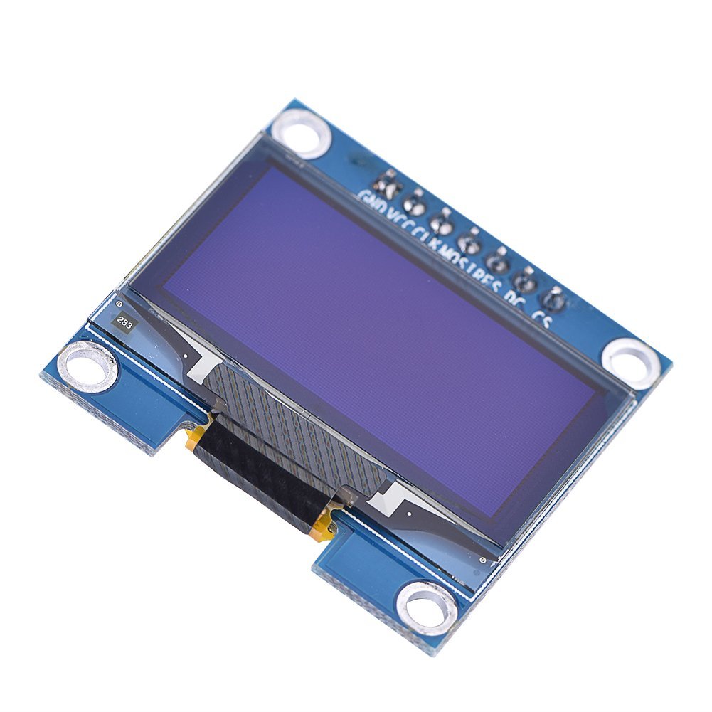 WINGONEER 2Pcs 1.3" SPI 128x64 SSH1106 OLED LCD Display LCD Module for Arduino AVR PIC STM32 - White Font