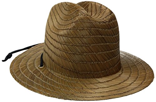 Quiksilver Men's Pierside Slim Straw Hat, Dark Brown, L/XL
